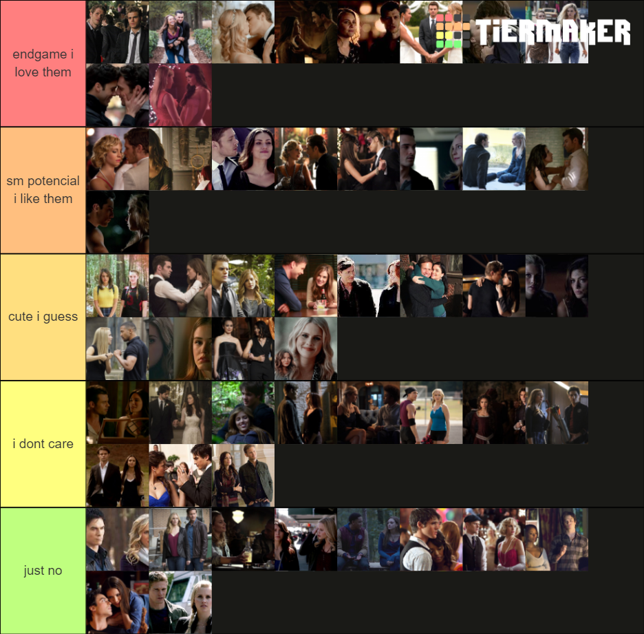 all tvdu ships canon and headcanon Tier List (Community Rankings ...