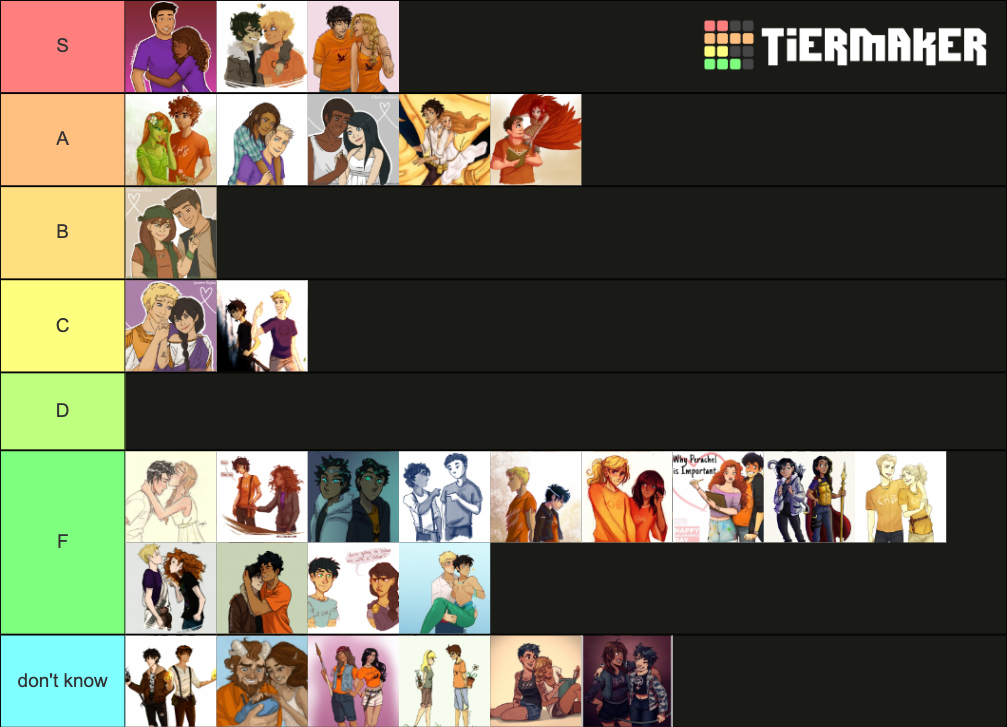 Percy Jackson/Heroes of Olympus Character Ships Tier List (Community ...
