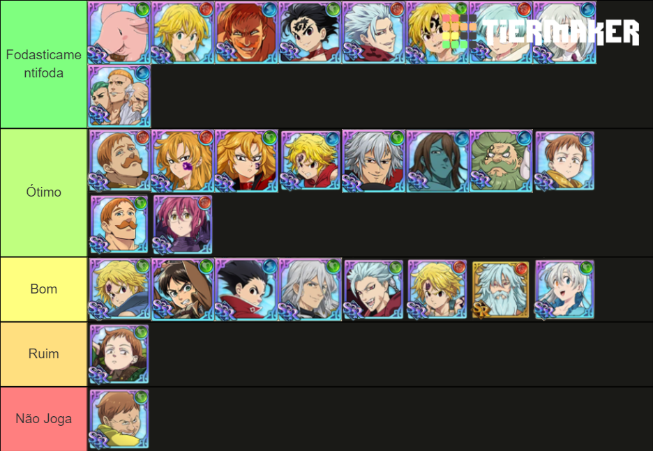 7DS TIERLIST Tier List (Community Rankings) - TierMaker