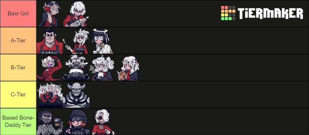 Helltaker Waifu Tier List (Community Rankings) - TierMaker