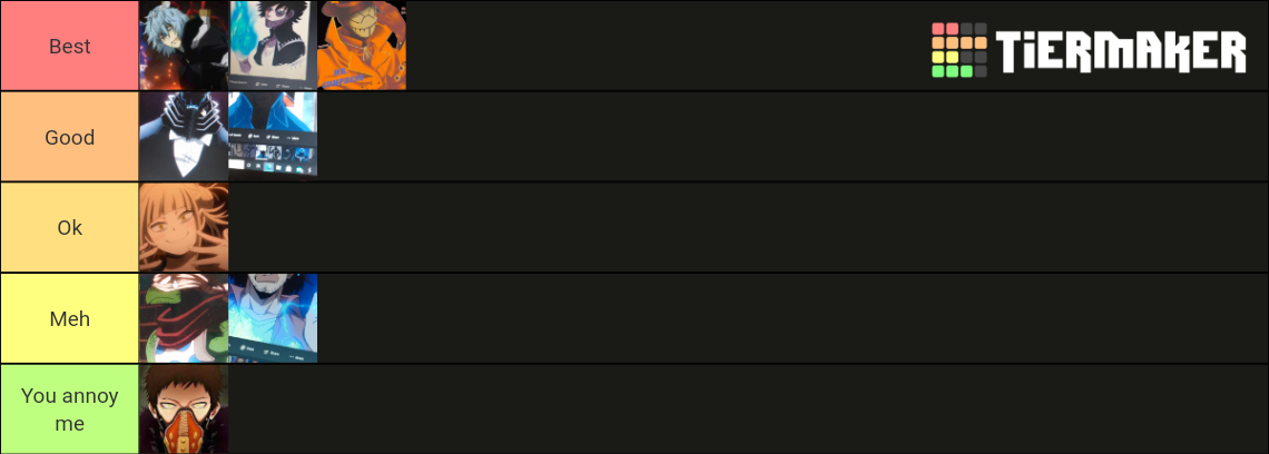 MHA villains Tier List (Community Rankings) - TierMaker MHA villains Tier List (Community Rankings) - TierMaker