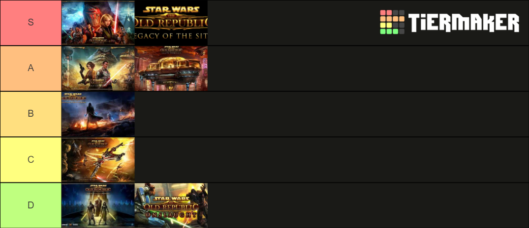 SWTOR Extension Tier List (Community Rankings) - TierMaker