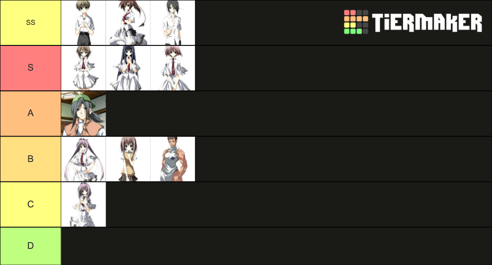 Subahibi Characters Tier List (Community Rankings) - TierMaker
