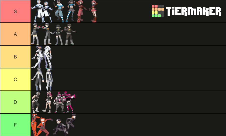 Evil Teams in Pokemon (Gen 1-8) Tier List (Community Rankings) - TierMaker