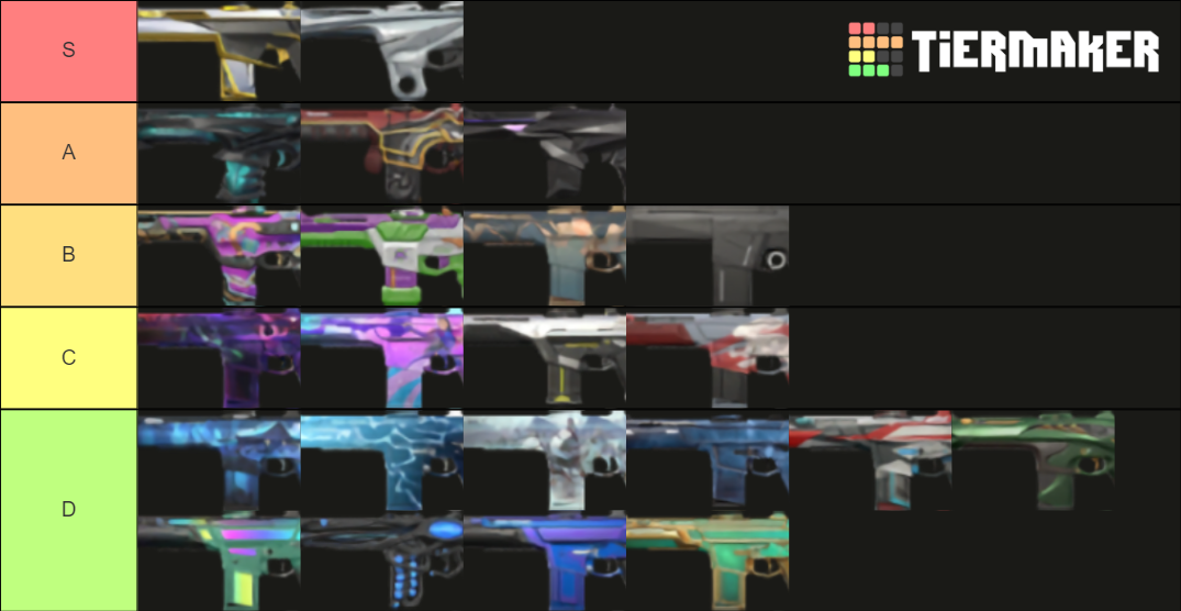 All Phantom Skins (Updated September 2021 - Spectrum Zedd) Tier List ...