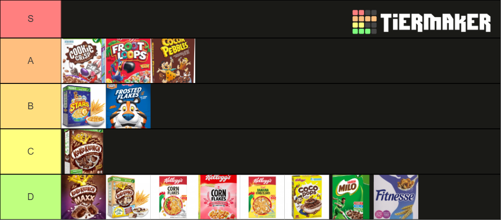 Filipino Cereals Tier List (Community Rankings) - TierMaker