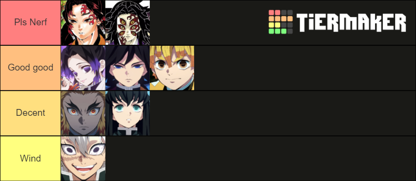Demonfall Breathing Tier List (Community Rankings) - TierMaker