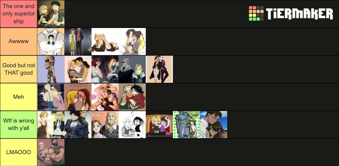 FMA ships Tier List (Community Rankings) - TierMaker