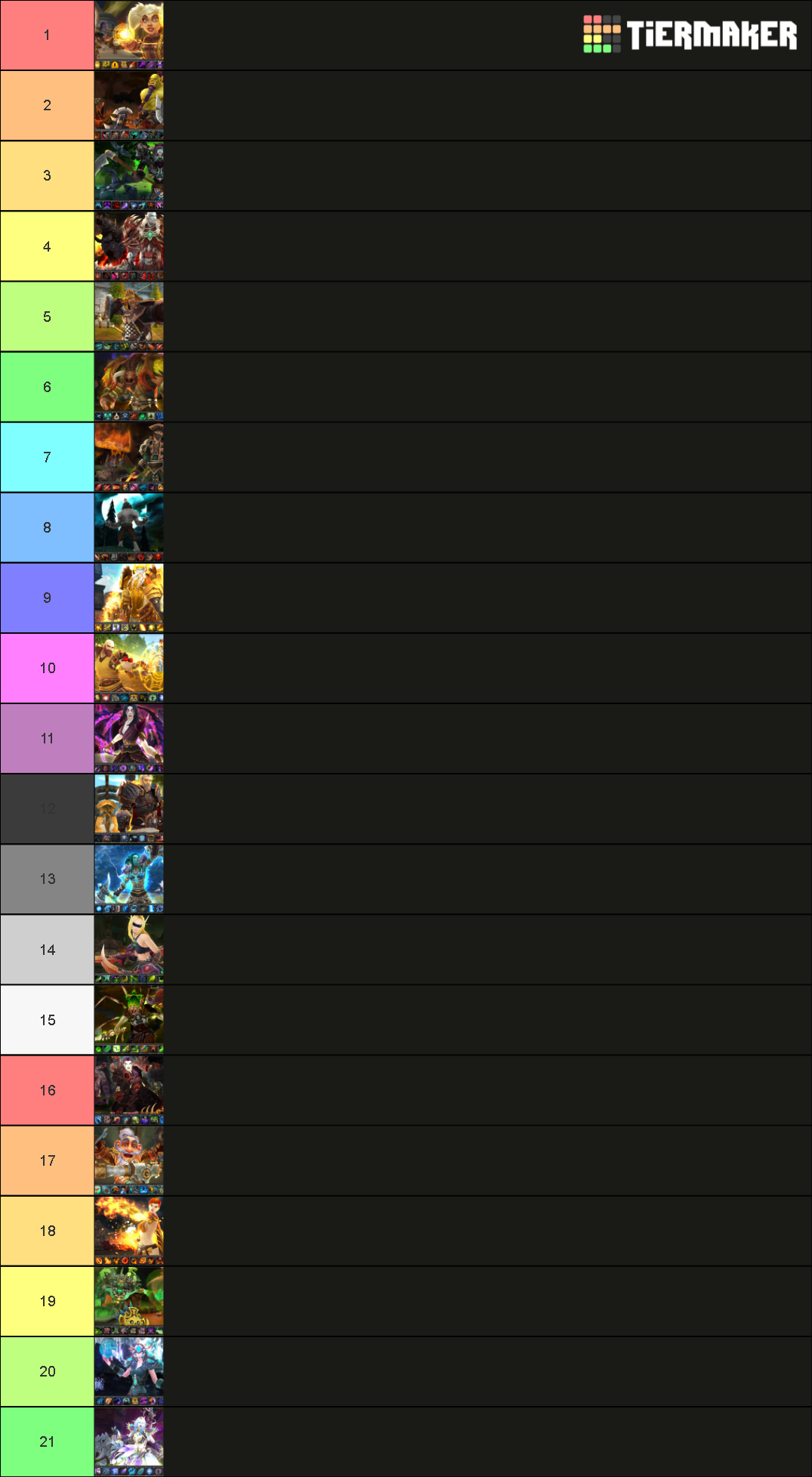 21 origin Tier List (Community Rankings) - TierMaker