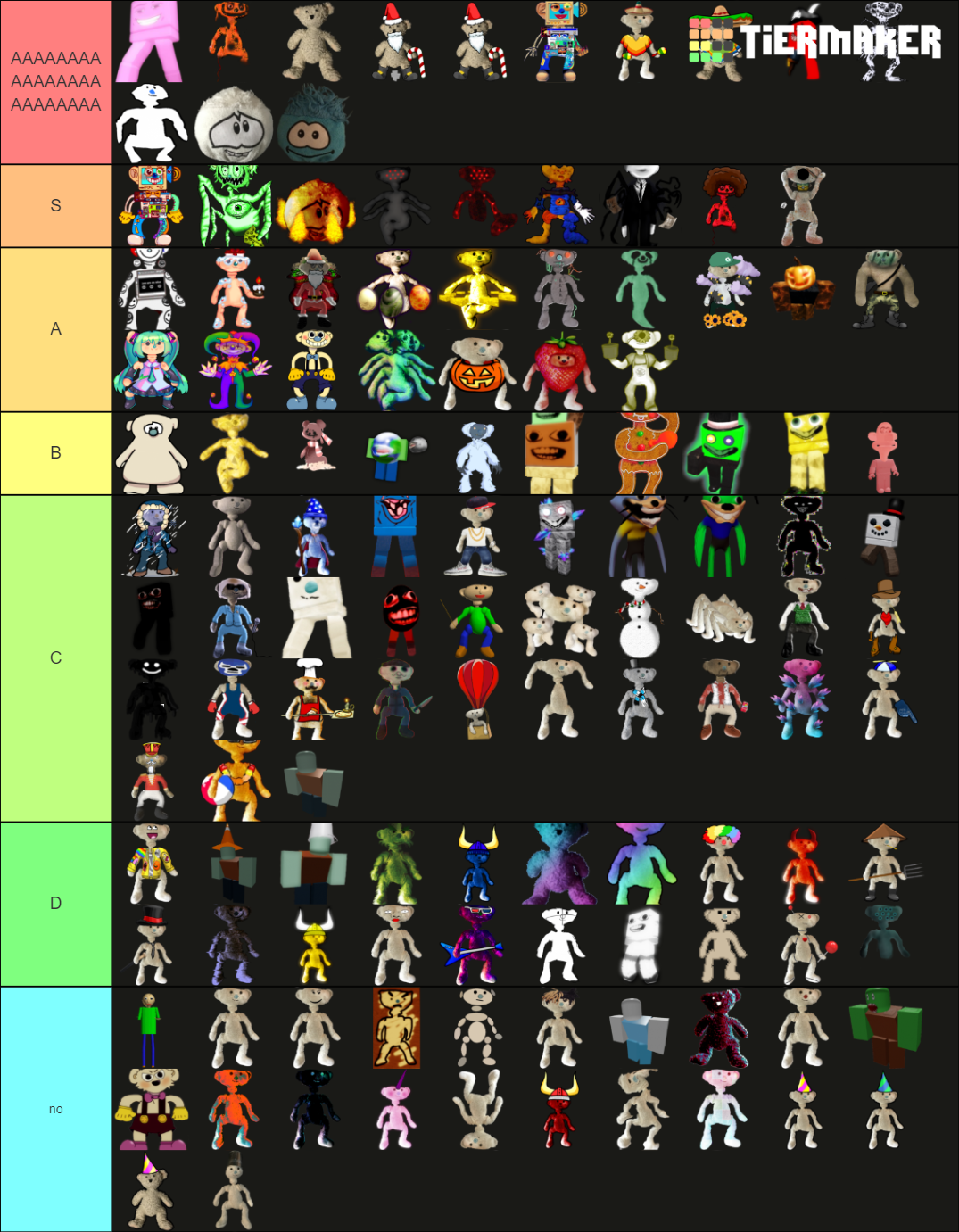 BEAR * (And Alpha) Skins Tier List (Community Rankings) - TierMaker