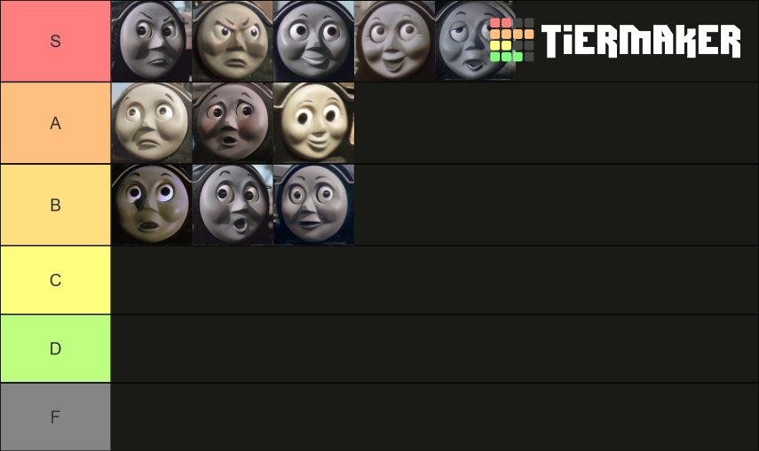 Thomas the Tank Engine Faces (Donald & Douglas) Tier List (Community ...