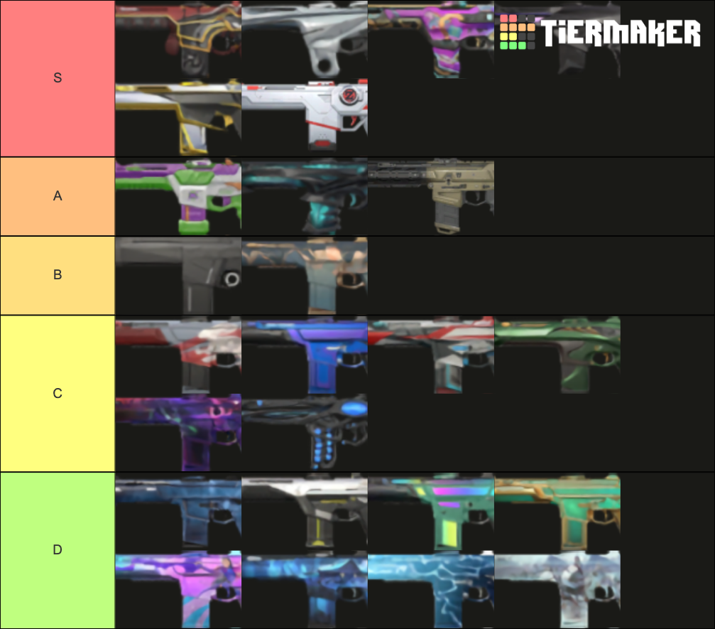 All Phantom Skins (Updated September 2021 - Spectrum Zedd) Tier List ...