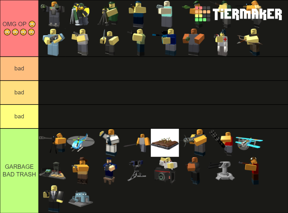 TDS Tower 2021 new Tier List (Community Rankings) - TierMaker