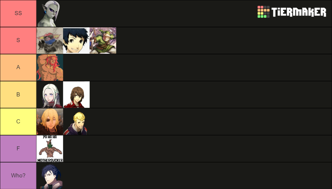 Zelda Story Characters Tier List (Community Rankings) - TierMaker