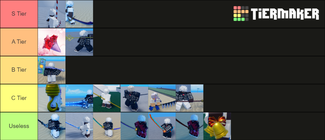 GPO - Weapons (UPD4) Tier List (Community Rankings) - TierMaker