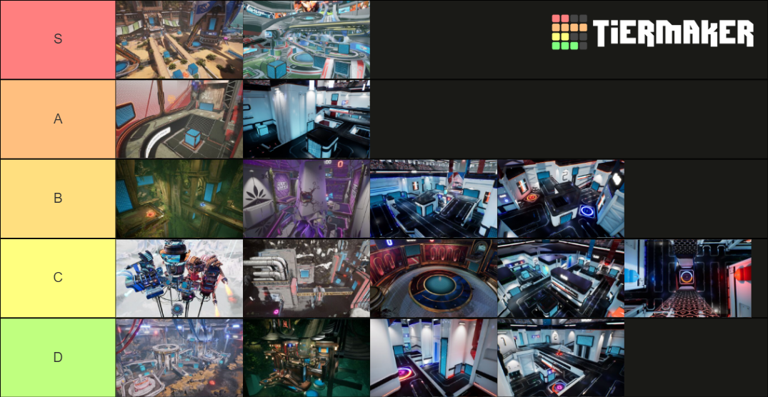 Splitgate Maps Tier List (Community Rankings) - TierMaker