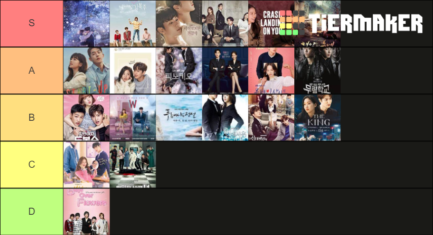 Kdrama Tier List (Community Rankings) - TierMaker