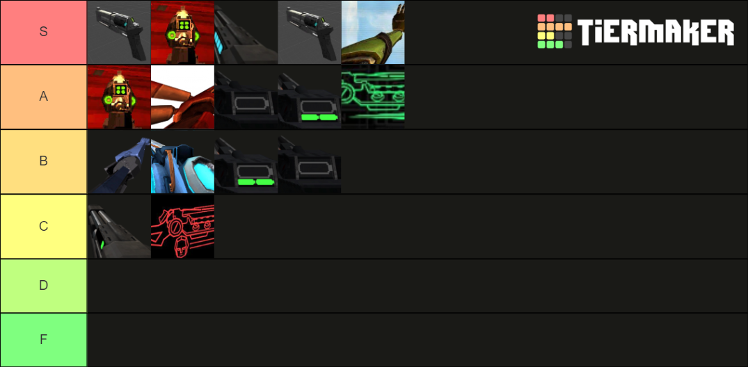 Ultrakill Weapons Tier List (Community Rankings) - TierMaker