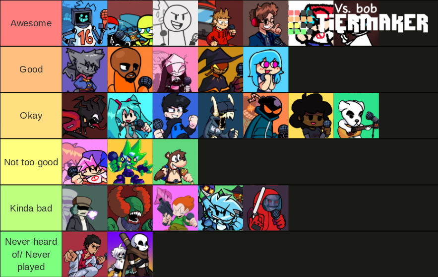 FNF Mods Tier List (Community Rankings) - TierMaker