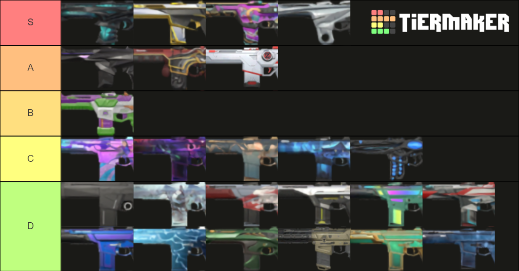 All Phantom Skins (Updated September 2021 - Spectrum Zedd) Tier List ...