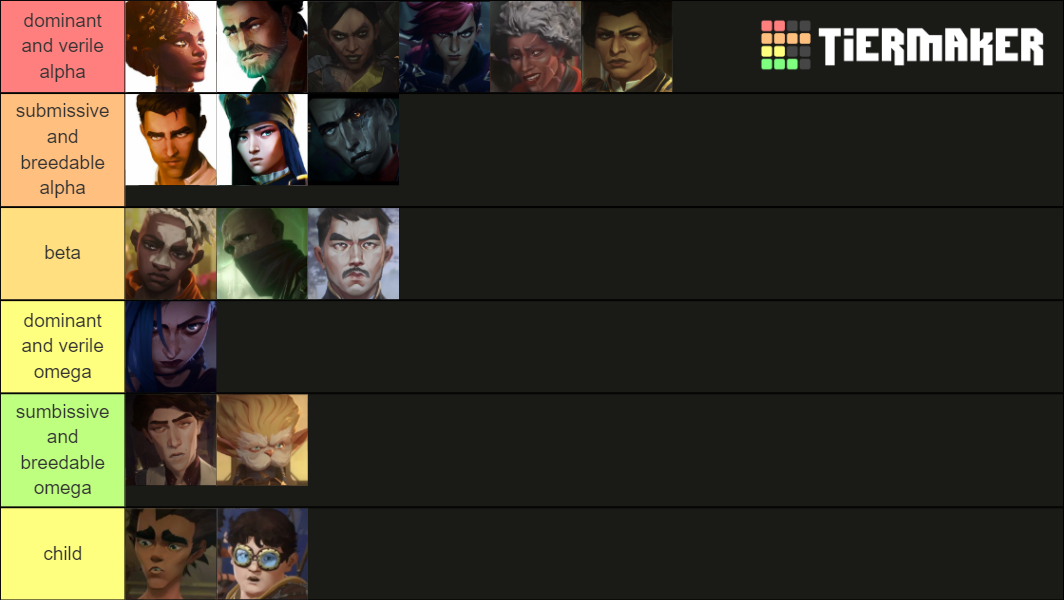 Arcane Characters Tier List (Community Rankings) - TierMaker