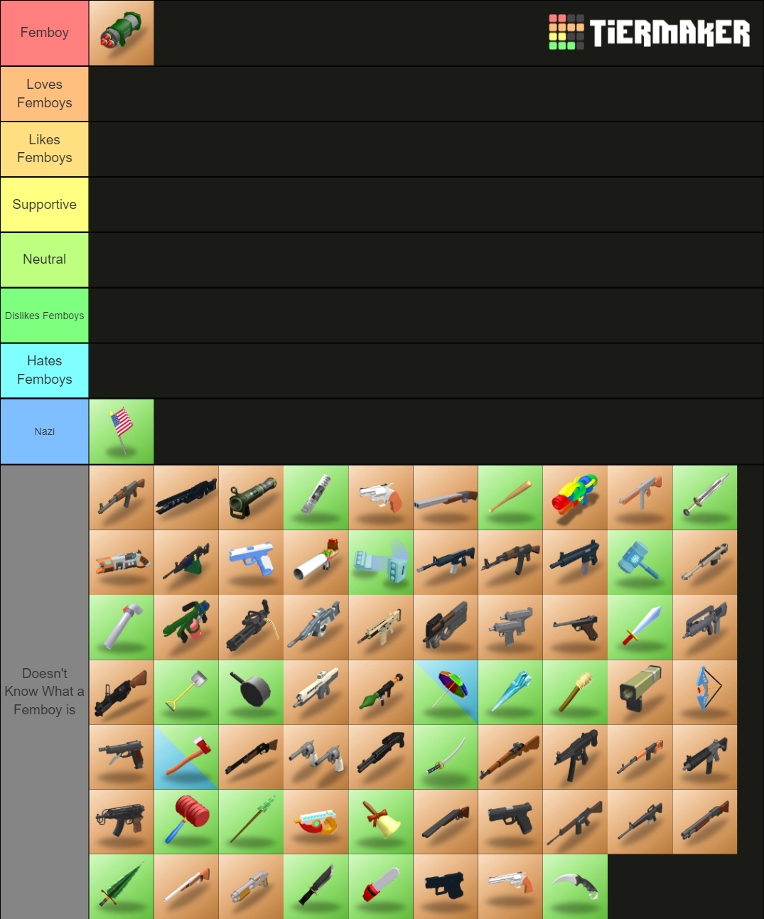 Reason 2 Die Awakening ALL weapons 1.4.8 Tier List (Community Rankings ...