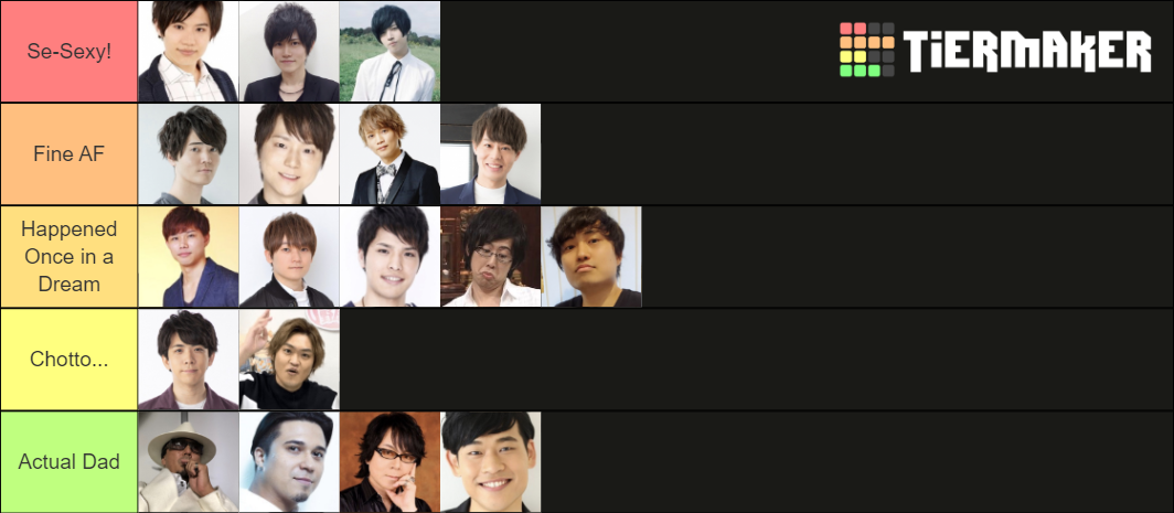 Hypmic Male Seiyuus Tier List (Community Rankings) - TierMaker