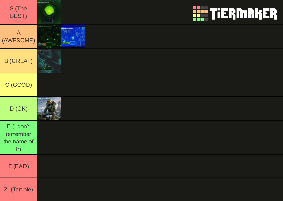 Xbox Dynamic Backgrounds Part 2 Tier List (Community Rankings) - TierMaker