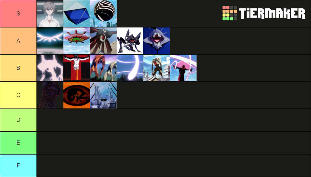 Evangelion Angels Tier List (Community Rankings) - TierMaker