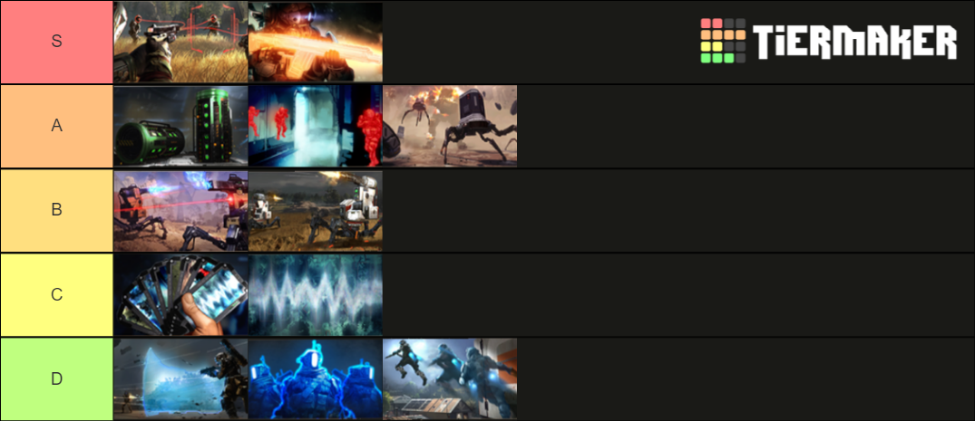 Titanfall 2 Boosts Tier List (Community Rankings) - TierMaker
