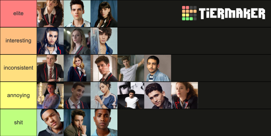 elite characters Tier List (Community Rankings) - TierMaker