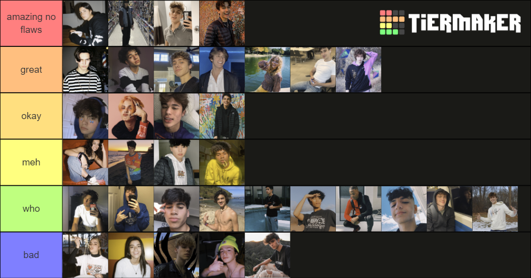 tik tok stars Tier List (Community Rankings) - TierMaker