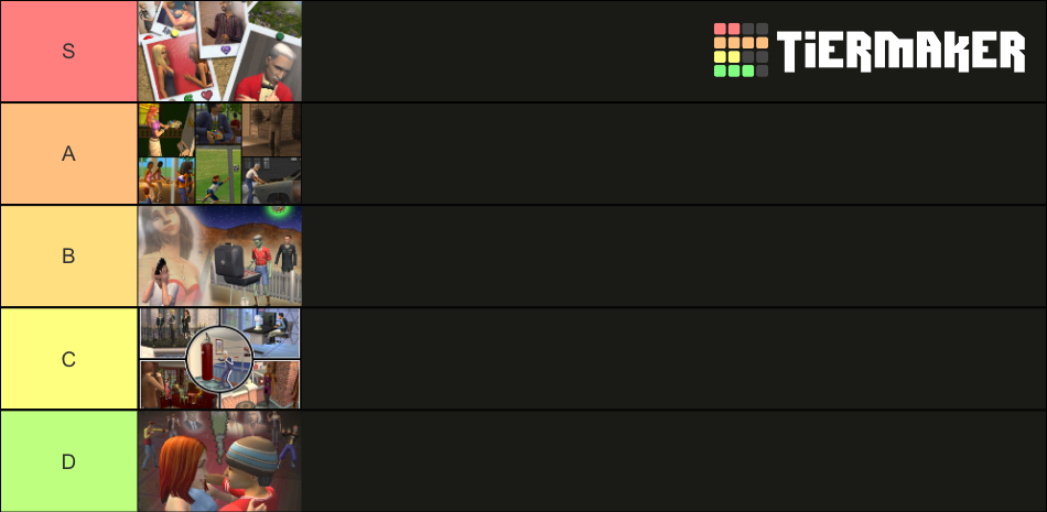 The Sims 2 Neighborhoods Tier List (Community Rankings) - TierMaker