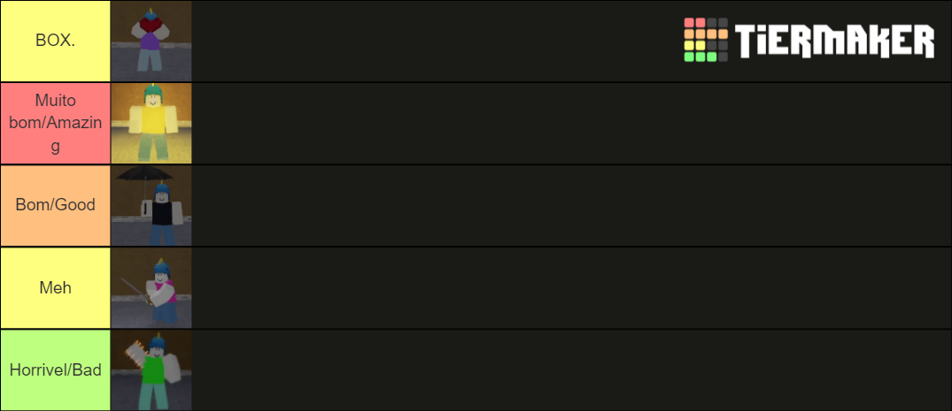 YBA specs Tier List (Community Rankings) - TierMaker