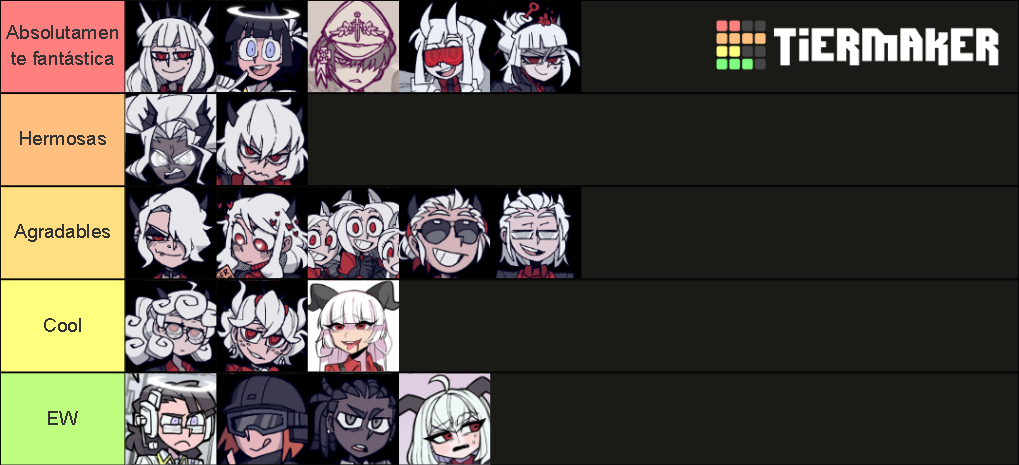 Helltaker Waifu. Tier List (Community Rankings) - TierMaker
