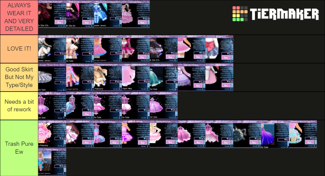 royale-high-skirt-tier-list-community-rankings-tiermaker