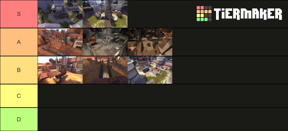 TF2 Comp 6s Maps Tier List (Community Rankings) - TierMaker