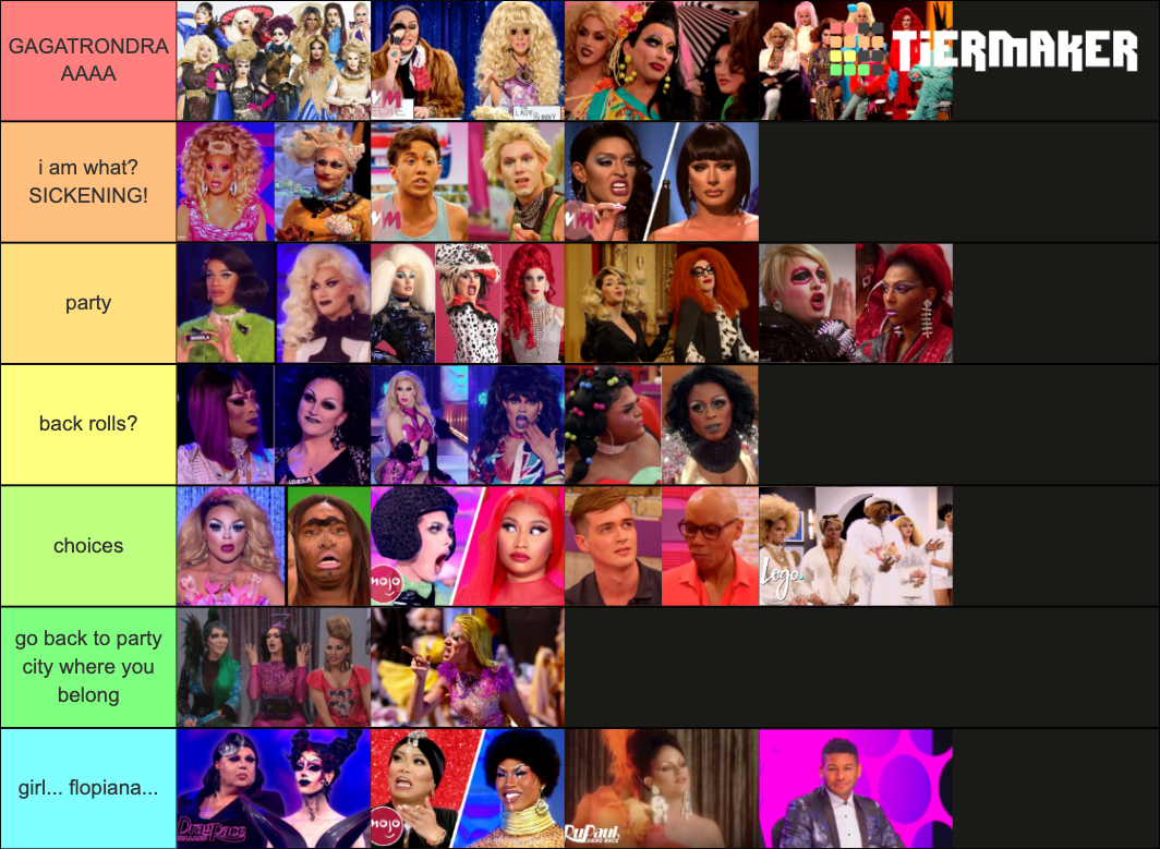 Ranking Every Drag Race Season 2021 Tier List (Community Rankings ...