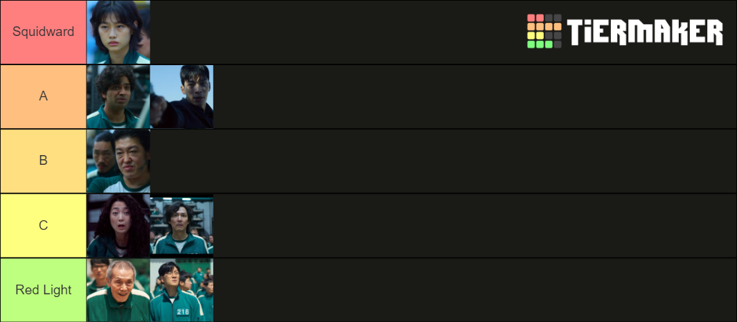 Squid Game Character Tier List (Community Rankings) - TierMaker