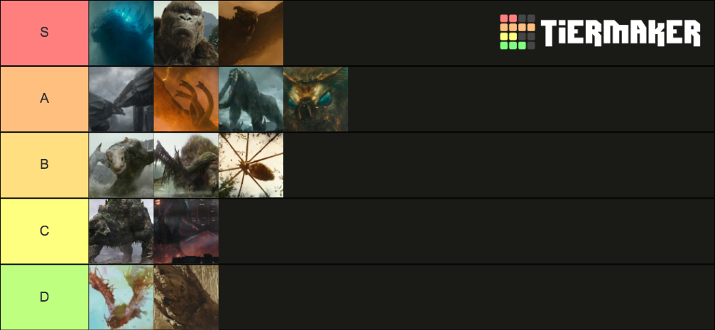 Ranking Monsterverse Titans Tier List (Community Rankings) - TierMaker Ranking Monsterverse Titans Tier List (Community Rankings) - TierMaker