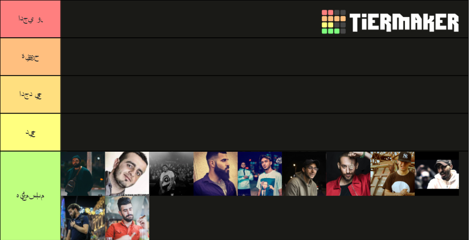 Rate Palestine Rappers Tier List (Community Rankings) - TierMaker