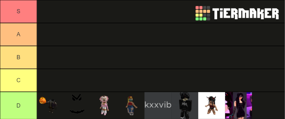roblox trends Tier List (Community Rankings) - TierMaker