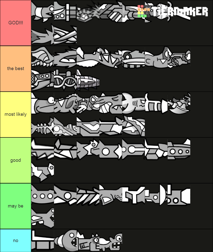Geometry Dash ships Tier List (Community Rankings) - TierMaker