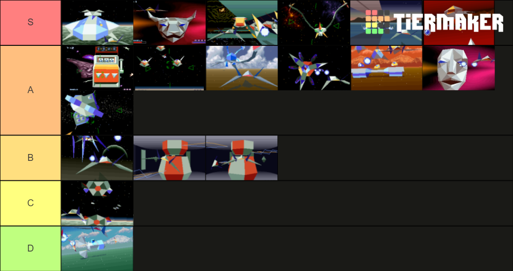Star Fox 1993 Bosses Tier List (Community Rankings) - TierMaker