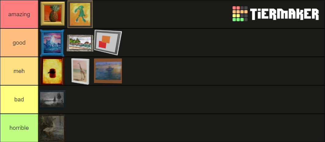 LT2 painting list Tier List (Community Rankings) - TierMaker