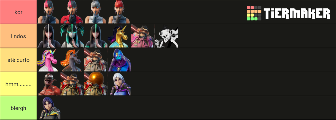 Fortnite Chapter 2 Season 8 Battle Pass Outfits + Styles Tier List ...