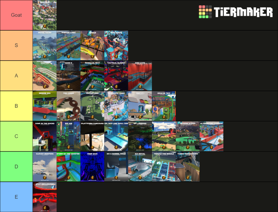 Trackmania Royal Map - 15.10 Tier List (Community Rankings) - TierMaker