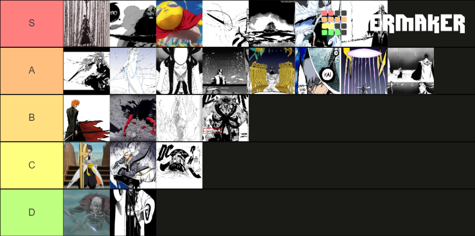 All bankai in bleach Tier List (Community Rankings) - TierMaker