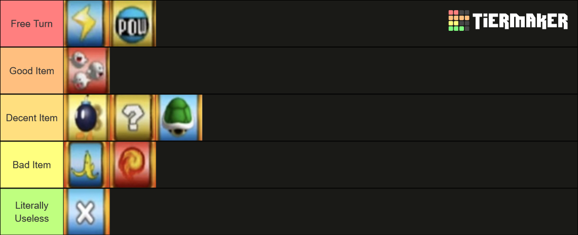 Mario Sluggers Toy Field Items Tier List (Community Rankings) - TierMaker