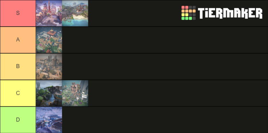 Valorant Map Tier List (Community Rankings) - TierMaker
